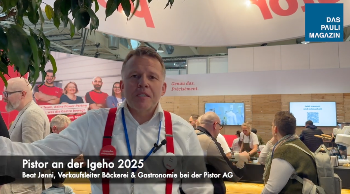 Das Pauli Magazin | O-TON: Beat Jenni von Pistor an der Igeho 2025.